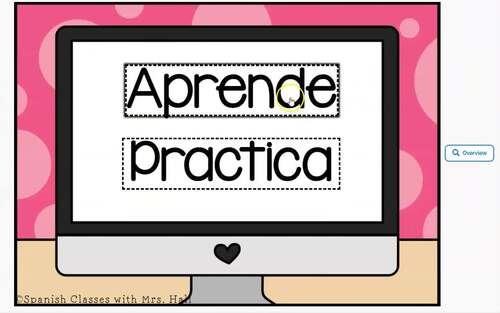 Subject pronouns in Spanish in BOOM CARDS by Spanish Classes with Mrs Hall