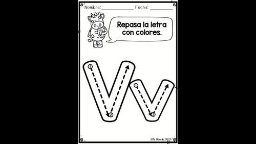 Hojas De Trabajo Para Cortar Y Pegar Con La Letra V Los 184 Atajos De