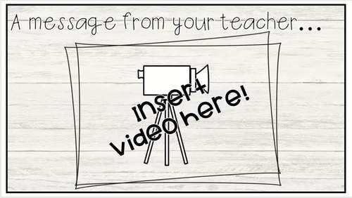 Shiplap MEET THE TEACHER PowerPoint Intro for Distance Learning OR ...
