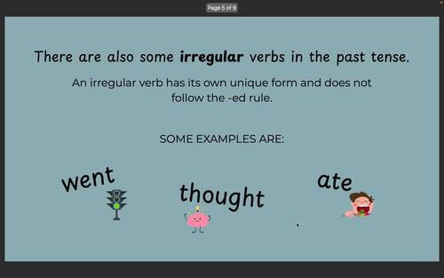 Past Simple Irregular Verbs: ESL/EFL Lesson + Bingo Game | TPT