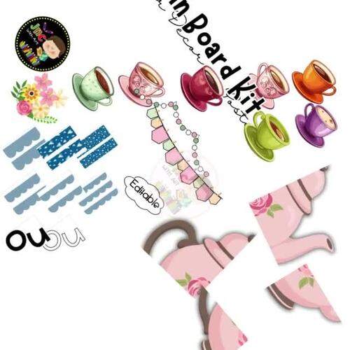 Mother's Day Bulletin Board Kit |Classroom door decor| Churh| Editable