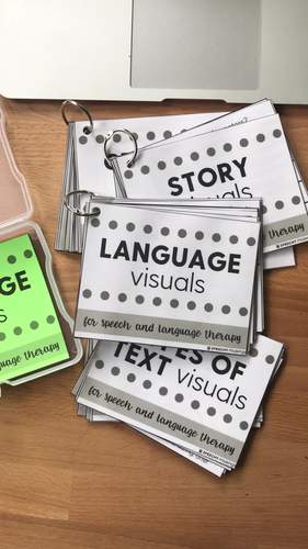 Speech Therapy Visuals | Language Skills and Strategies | Printables ...