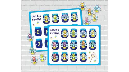 Firefly ABC Matching Activity for Kids, Summer Busy Book Page | TPT