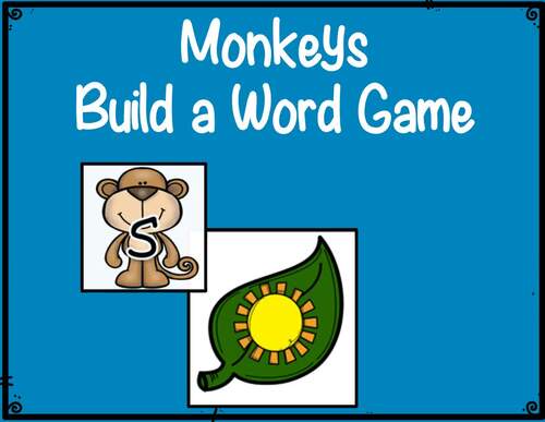 Monkeys Themed Build a Short Vowel CVC Word by The Teaching Scene by ...