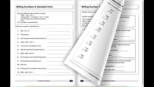 Grade 4 Math Skills Bundle: Math Basics, Multiplication and Division Skills