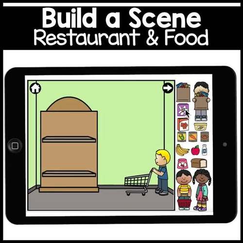 Build a Scene: Restaurant & Food Theme (Boom™ Cards) by The Chatty ...