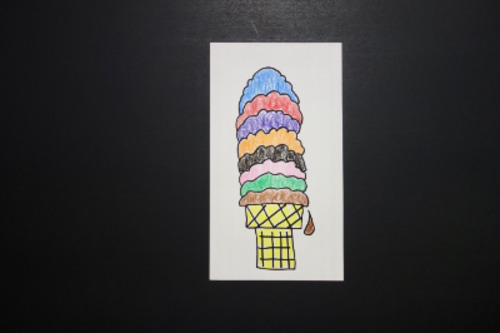 Let's Draw a Count & Color Ice Cream Cone! by Patty Fernandez Artist