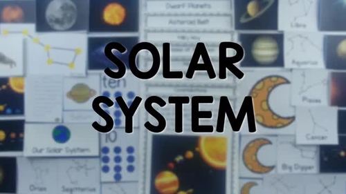 Solar System Unit With Space Activities,Solar System and Planets