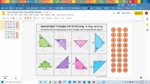 Right Triangle Trig Digital Activity Bundle (Volume 1) by Erica Loves Math