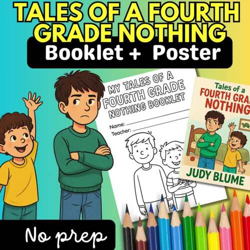 Tales of a Fourth Grade Nothing Novel Study • Judy Blume Book Activities