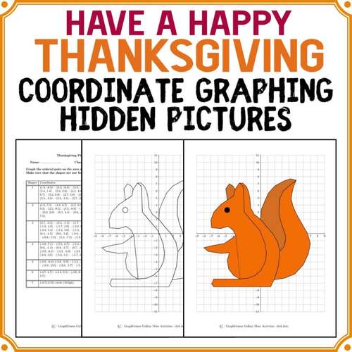 Fun Thanksgiving Activities Creating Pictures Using Math Skills ...