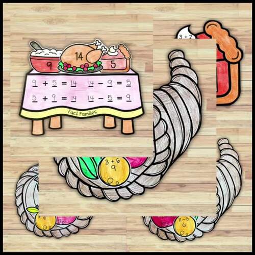 Pumpkin Pie Ten Frame Addition | Thanksgiving Addition within 10