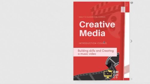 Creative Media: Building Skills and Creating a Music Video Workbook