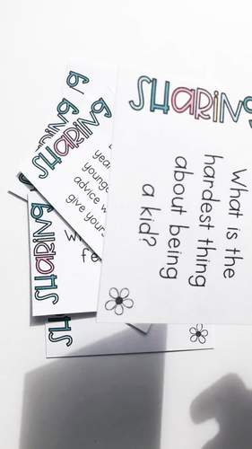 April Morning Meeting Sharing Cards | Pastel Theme by Learn Grow Blossom