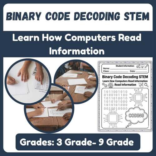 Binary Code Decoding STEM | Learn How Computers Read Information For K ...