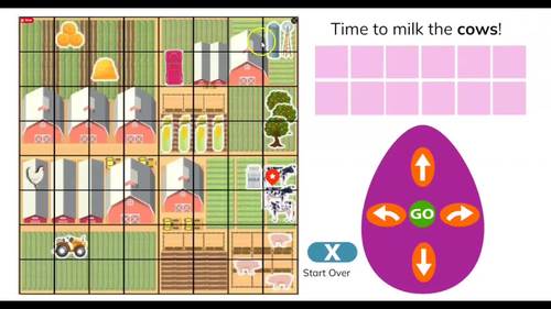 Virtual Bee-Bot Elementary Coding - Algorithms | TPT