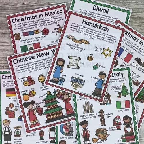 Holidays Around The World Research Unit Lower and Upper Grades (Print ...