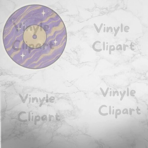 Vinyl Record Clipart Set | Luxury Digital Vinyl music record PNG #2