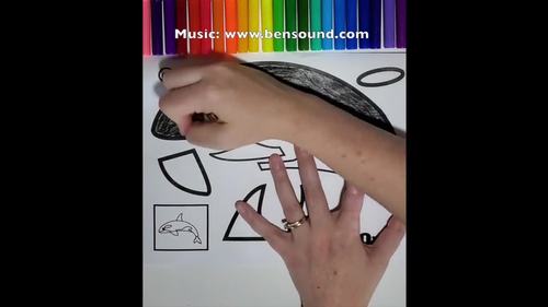 Cut and Paste an Orca Craft Fine Motor Activity Scissor Skills Practice ...