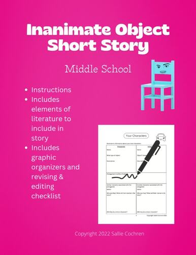 Inanimate Object Short Story (Creative Writing Project for Middle School)