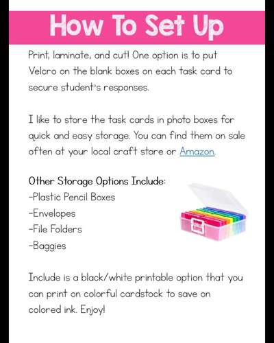 Busy Boxes- Task Cards- Beginning Sounds by Texas Tinies | TPT