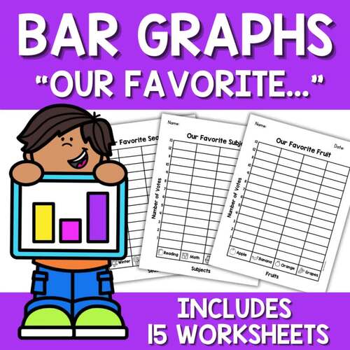 Bar Graphs Worksheets | Fun 2nd Grade Math | Collect Data by Class Vote ...