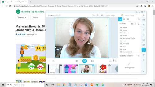 Manycam Rewards! 10 Digital Reward Systems for Boys: ESL Online VIPKid ...