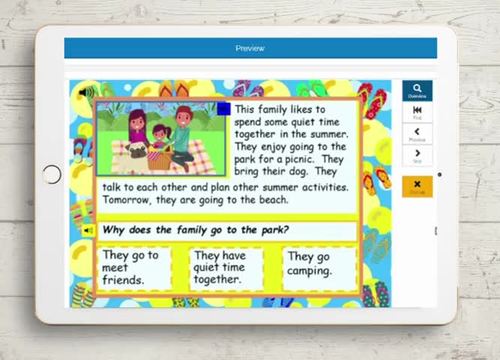 Reading Comprehension & Identifying Details: Summer Stories AUDIO (Boom ...