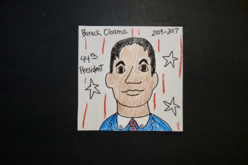 Let's Draw Barack Obama! (44th USA President) by Patty Fernandez Artist