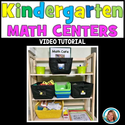 Kindergarten Math Centers, Math Cafe, Math Salad Bar (VIDEO TUTORIAL)