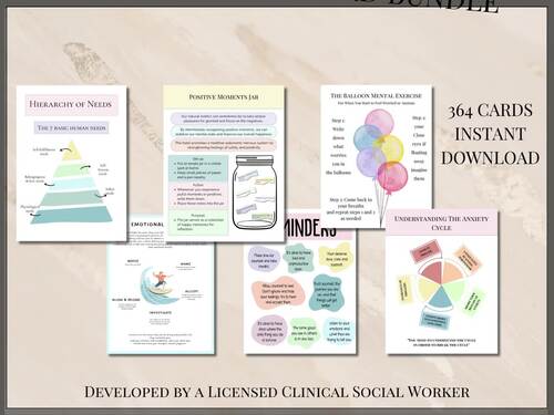 Anxiety Coping Skill Therapy Flashcards DBT Flash cards, CBT Flash ...