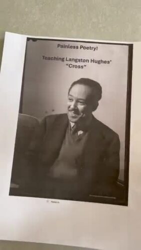 Painless Poetry! Teaching Langston Hughes' "Cross" by MainelyLit