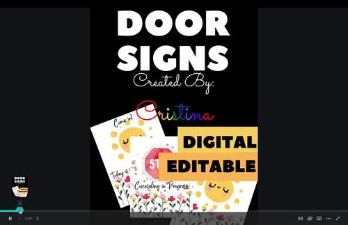 Door Sign Stop Sign | Classroom Office Stop Sign Counselor | Counseling