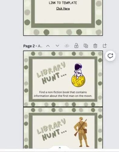 Library Hunt Cards by TechLitTeach | TPT