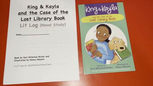 King & Kayla and the Case of the Lost Library Book Lit Log (Novel Study)