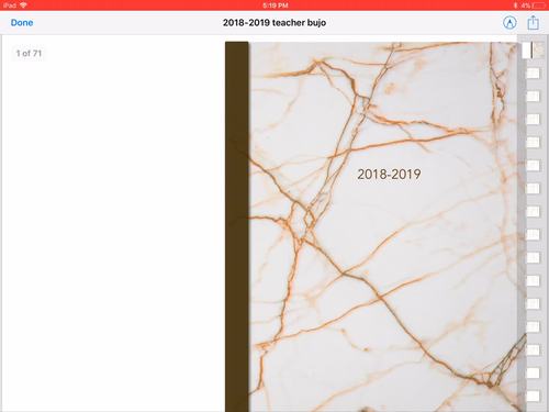 2018-2019 DIGITAL TEACHER PLANNER/BULLET JOURNAL PDF (USE W/ IPAD ...