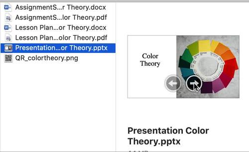 Color Theory Lesson Plan with Video Presentation & Student Assignment ...