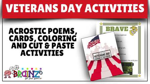 Veterans Day Writing Craft & Bulletin Board | Patriotic Writing ...