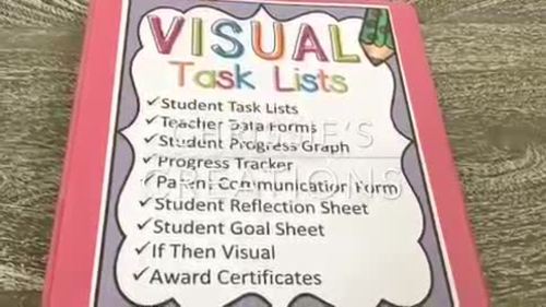 Daily Visual Task Checklists for Organization by Chrissie's Creations