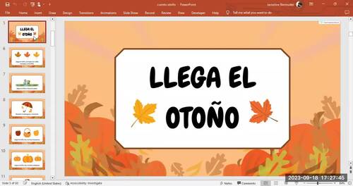 Fall Reading for Kids- An Immersive Spanish Journey by Teach Spanish Online
