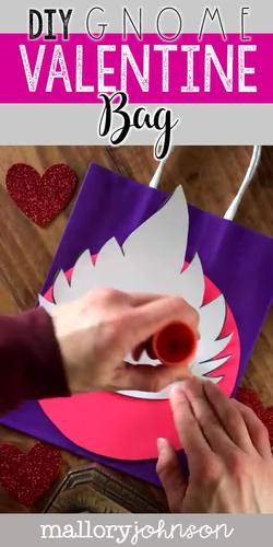 Valentine Bag Gnome Craft by Mallory Johnson | TPT