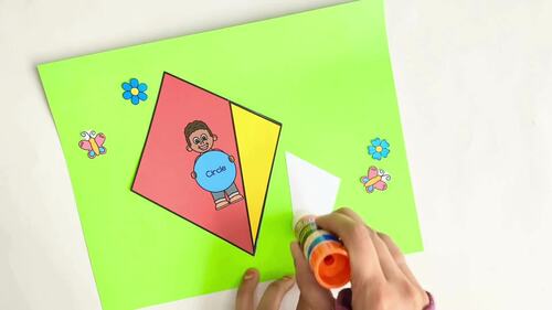 Kite Craft | 2D Shape Craft for March | Spring Craftivity for K and 1st ...