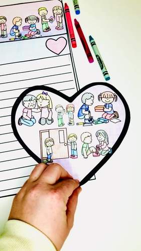 Kindness Writing Templates | Kindness Activities by Teaching with Heart ...