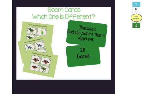 Boom Cards Spanish and English Which One Is Different by Speech Therapy ...