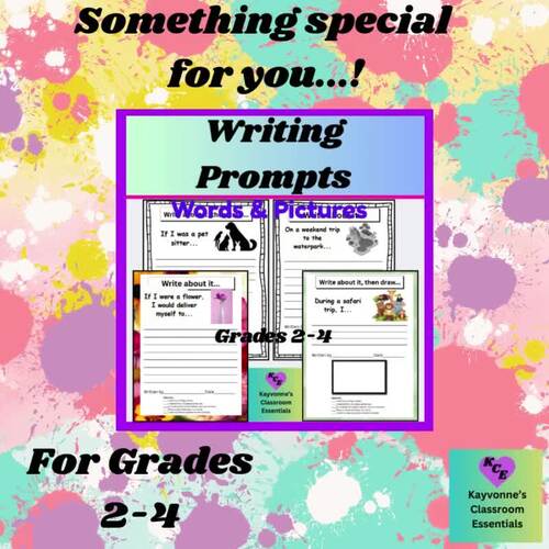 Writing Prompts Packet | Journal Writing | Grades 2-4 | Narrative Writing