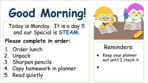 Morning Welcome Slides | Seasonal Monthly Set (Aug–Jun) | Editable ...