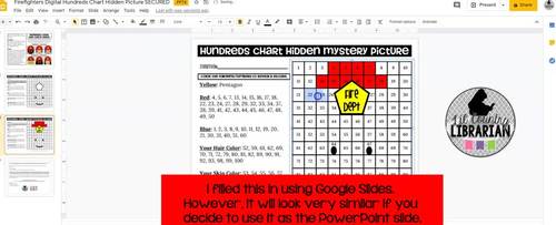 Digital Firefighters Hundreds Chart Hidden Mystery Picture Diversity ...