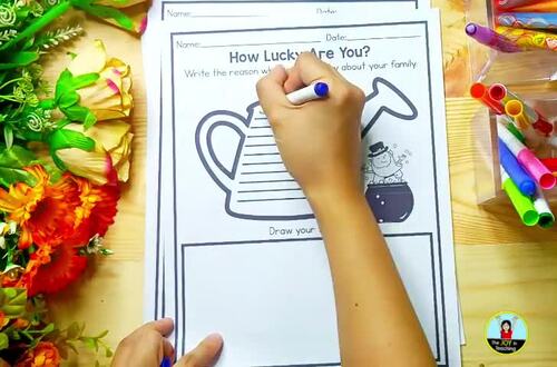 St. Patrick's Day How Lucky Are You Worksheet by The Joy in Teaching
