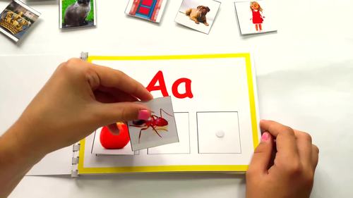Alphabet Adapted Book Real Pictures Alphabet Matching Activity Speech ...