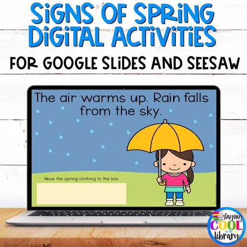 Signs of Spring Digital Activities | Google Slides & SeeSaw | TPT